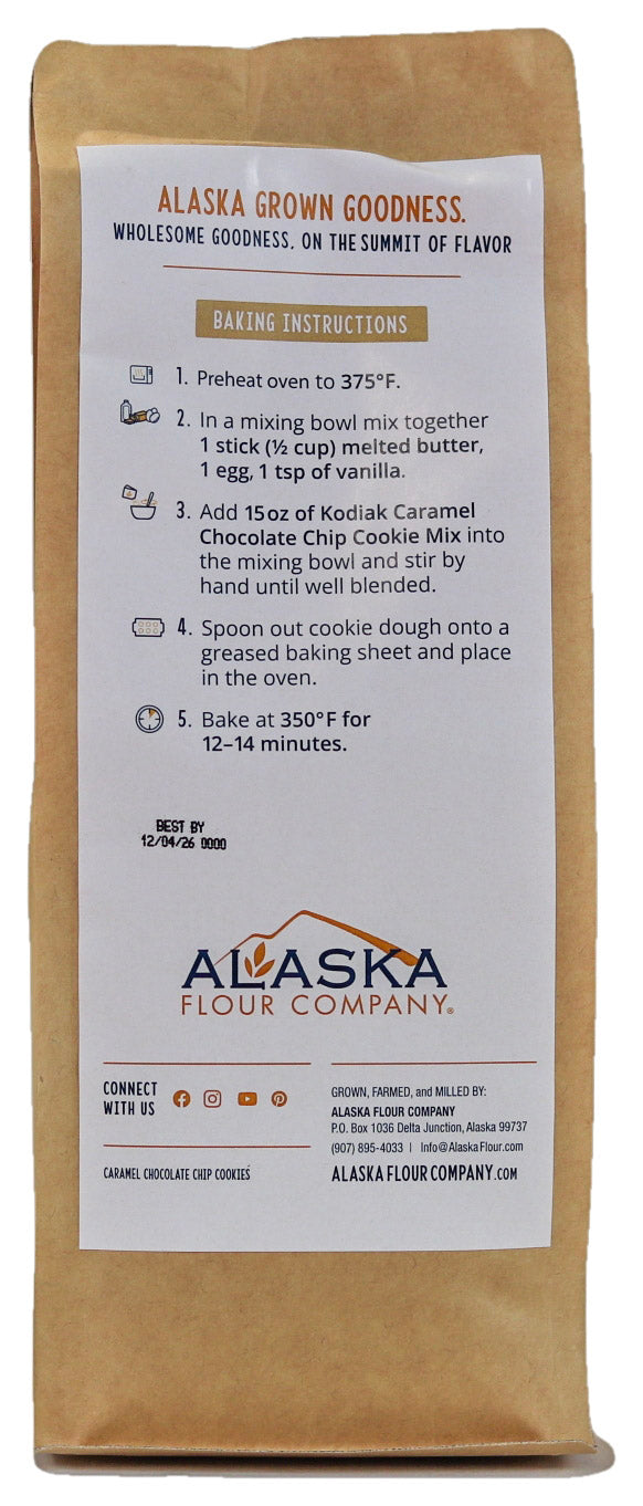 Caramel Chocolate Chip Cookie – Alaska Flour Company